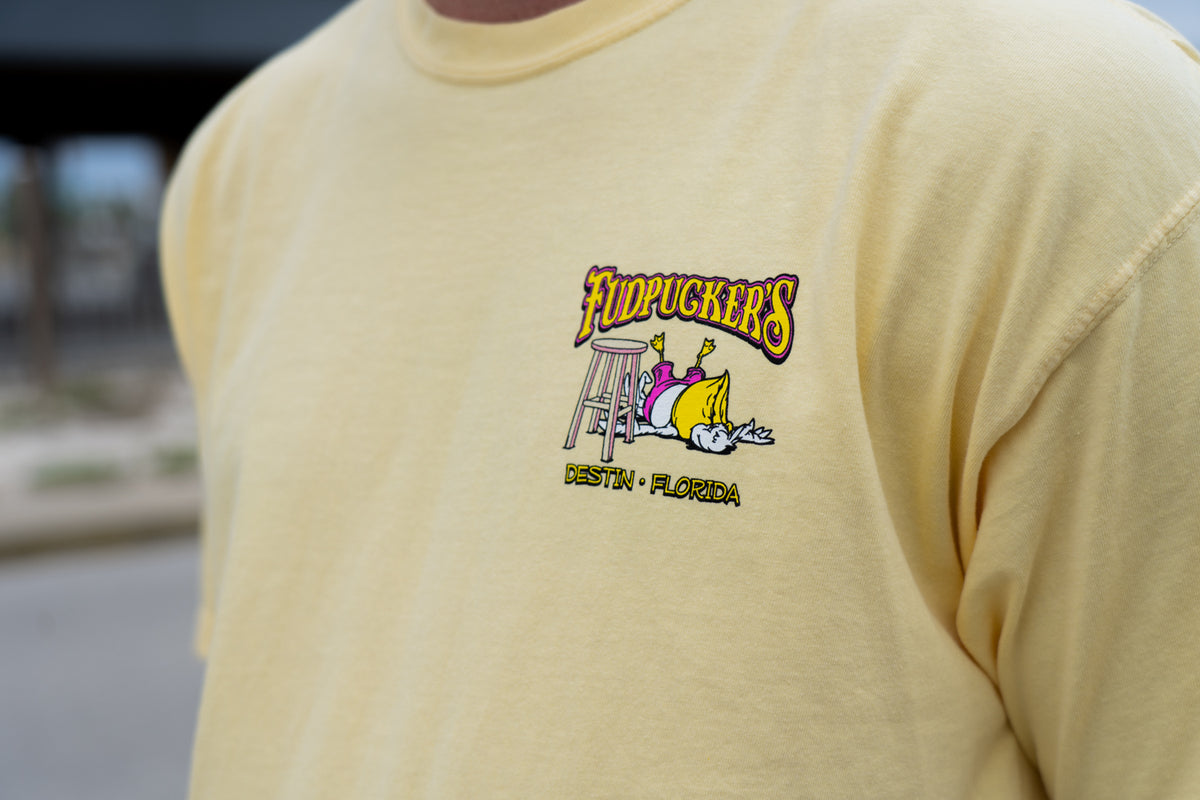 Fud Bar Stool Short Sleeve – Fudpucker's Beachside Bar & Grill